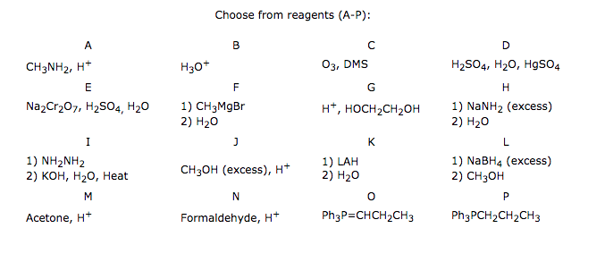 Solved Select the reagent(s) that would efficiently convert | Chegg.com