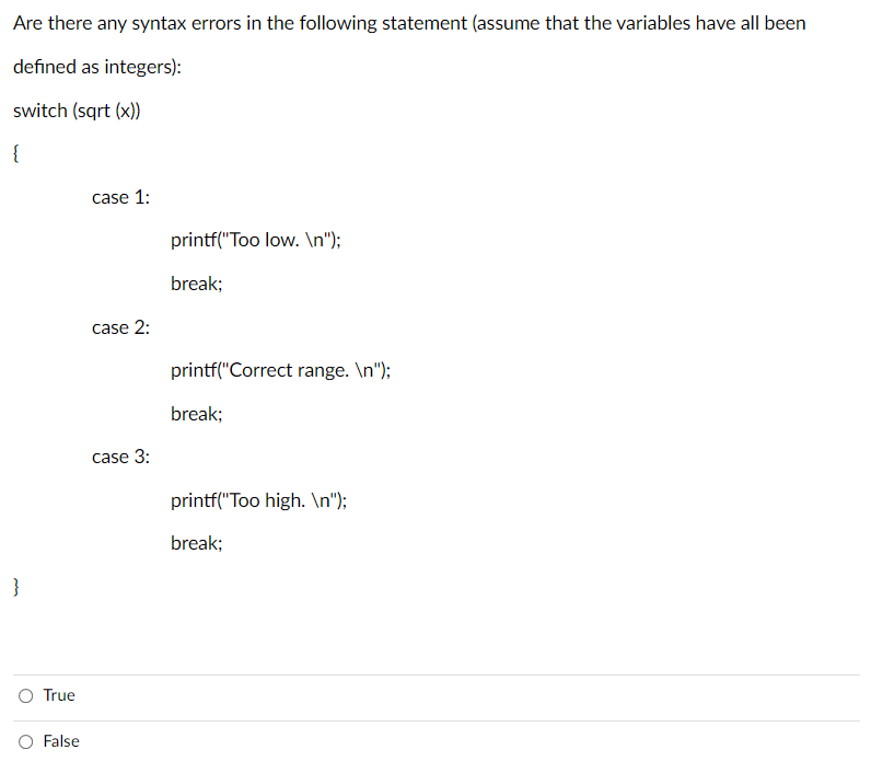 Solved To Debug A Loop We Can Use Printf Statements In The 