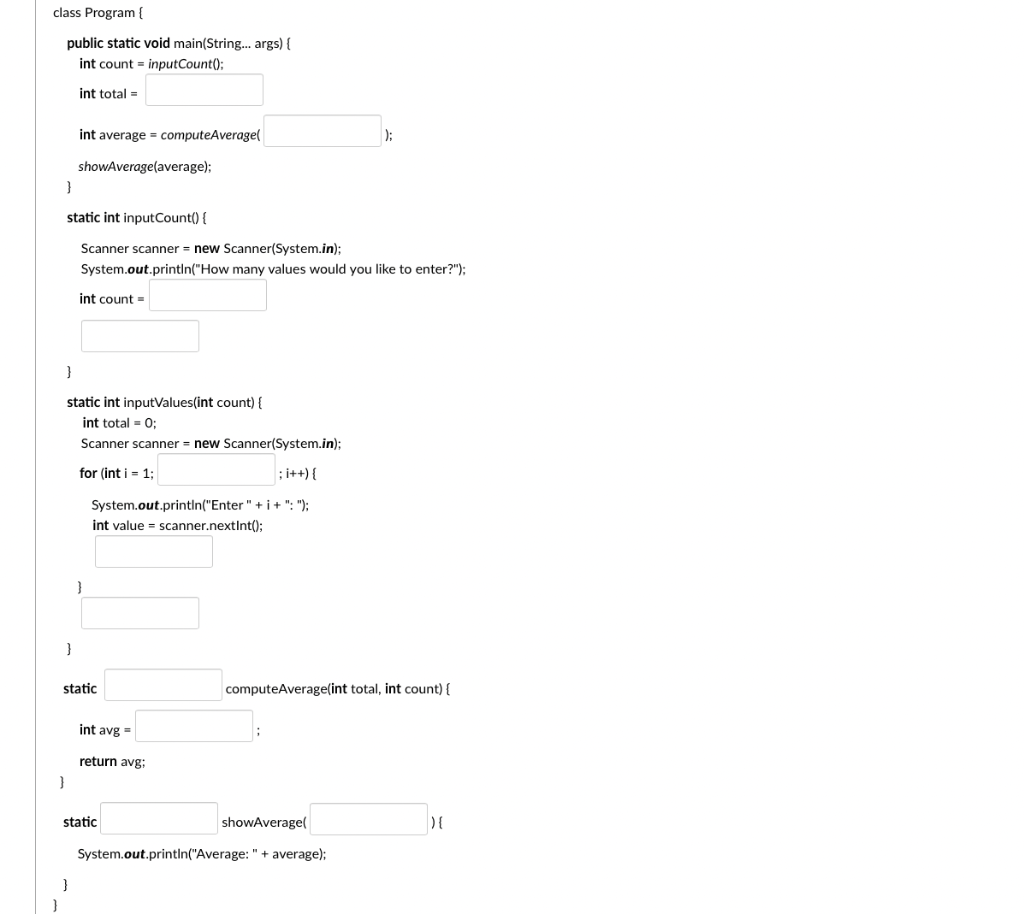 Solved Write a program that calculates the average of a | Chegg.com