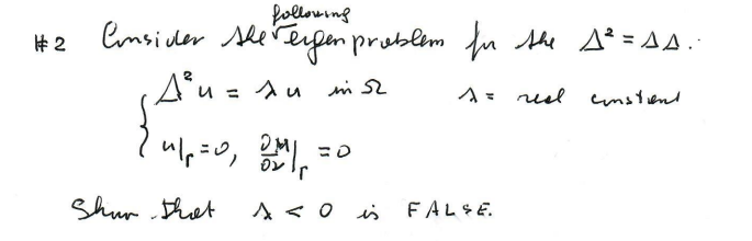 Solved ∴ Let Ω be a bounded smooth vlomain in Rn unth | Chegg.com