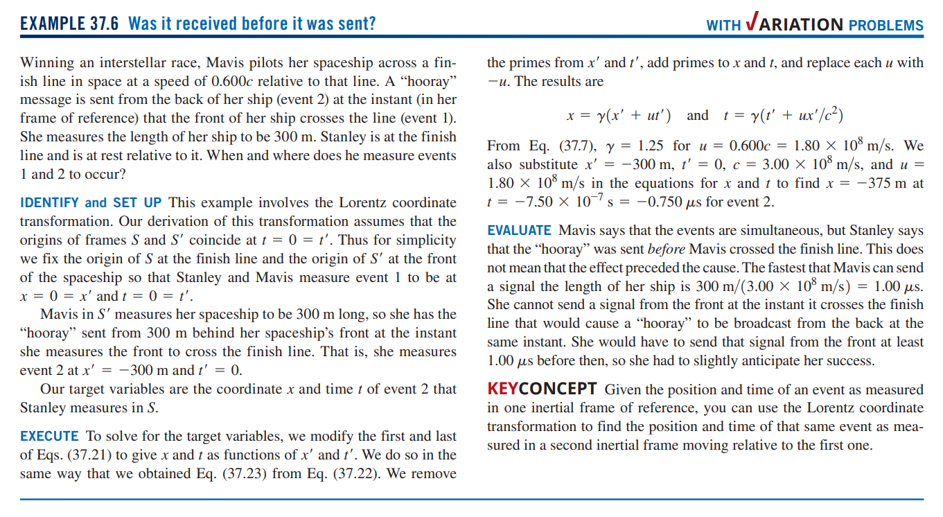 Solved Lorentz Transformation: Peanut and his friend Coco | Chegg.com