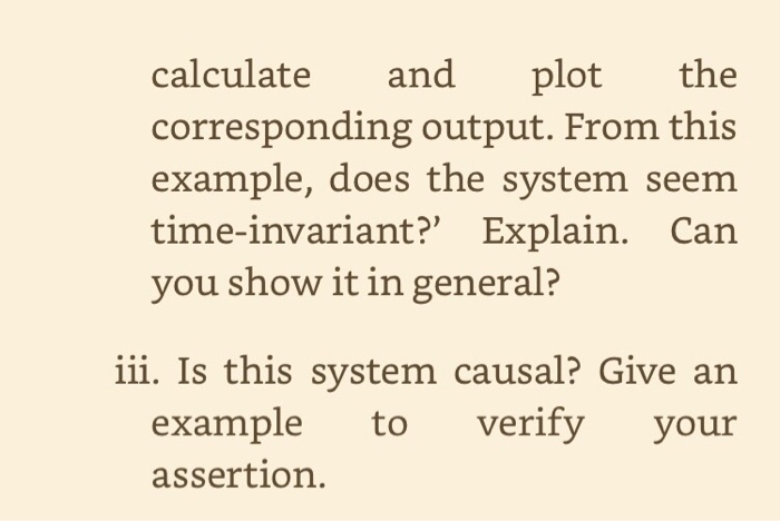 Solved 2.6 The following problems relate to linearity | Chegg.com