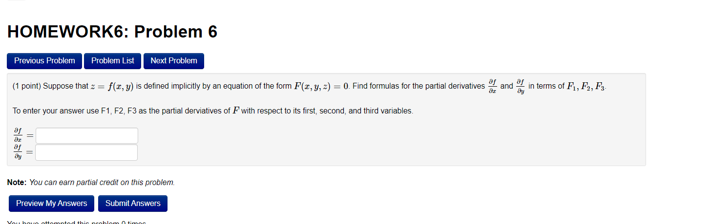 Solved HOMEWORK6: Problem 6 Previous Problem Problem List | Chegg.com