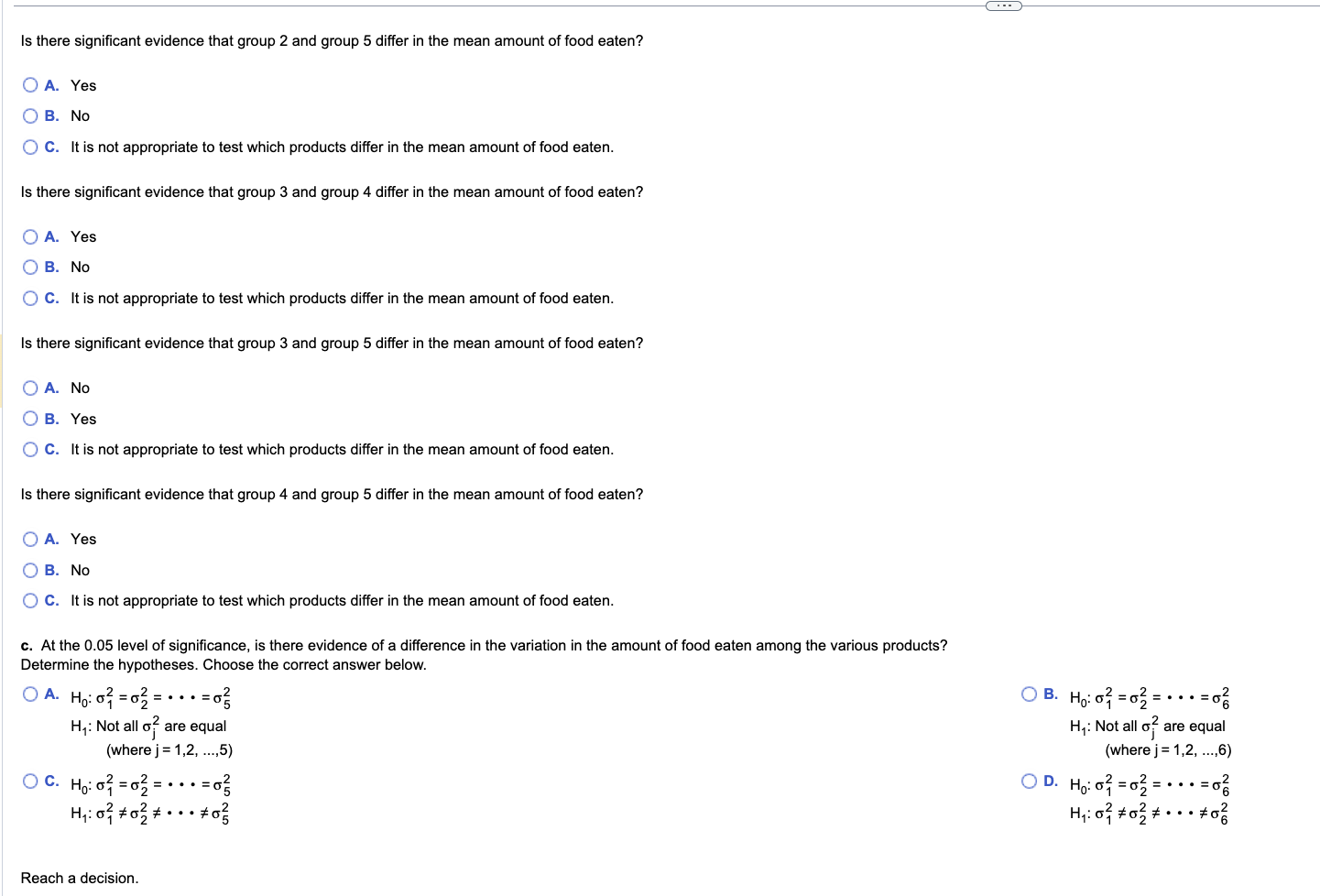 Solved Is there significant evidence that group 1 and group | Chegg.com