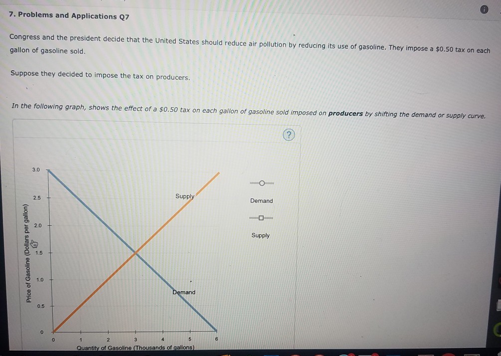 Solved 7. Problems and Applications Q7 Congress and the | Chegg.com
