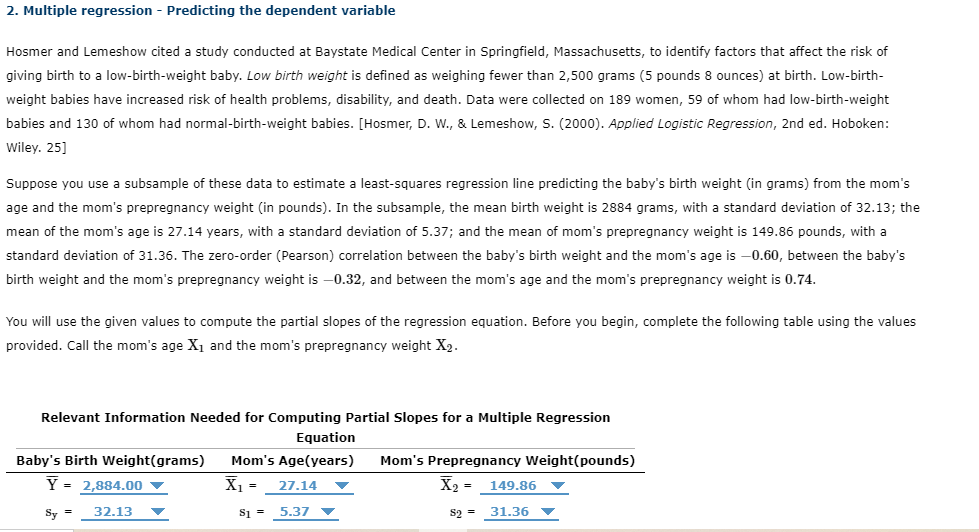 Solved Hosmer and Lemeshow cited a study conducted at | Chegg.com