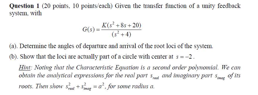 Solved Question 1 (20 ﻿points, 10 ﻿pointseach) ﻿Given the | Chegg.com