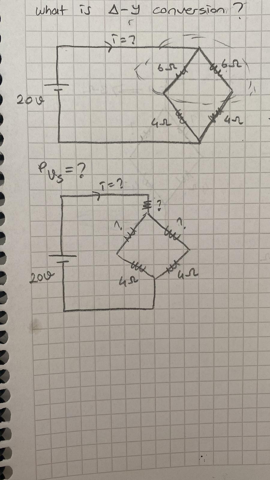 Solved This circuit is delta form, what happens the the | Chegg.com