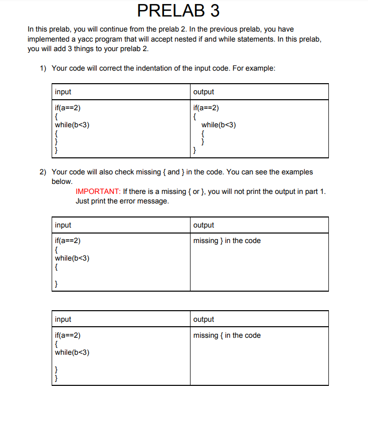 Solved PRELAB 3 In this prelab, you will continue from the | Chegg.com