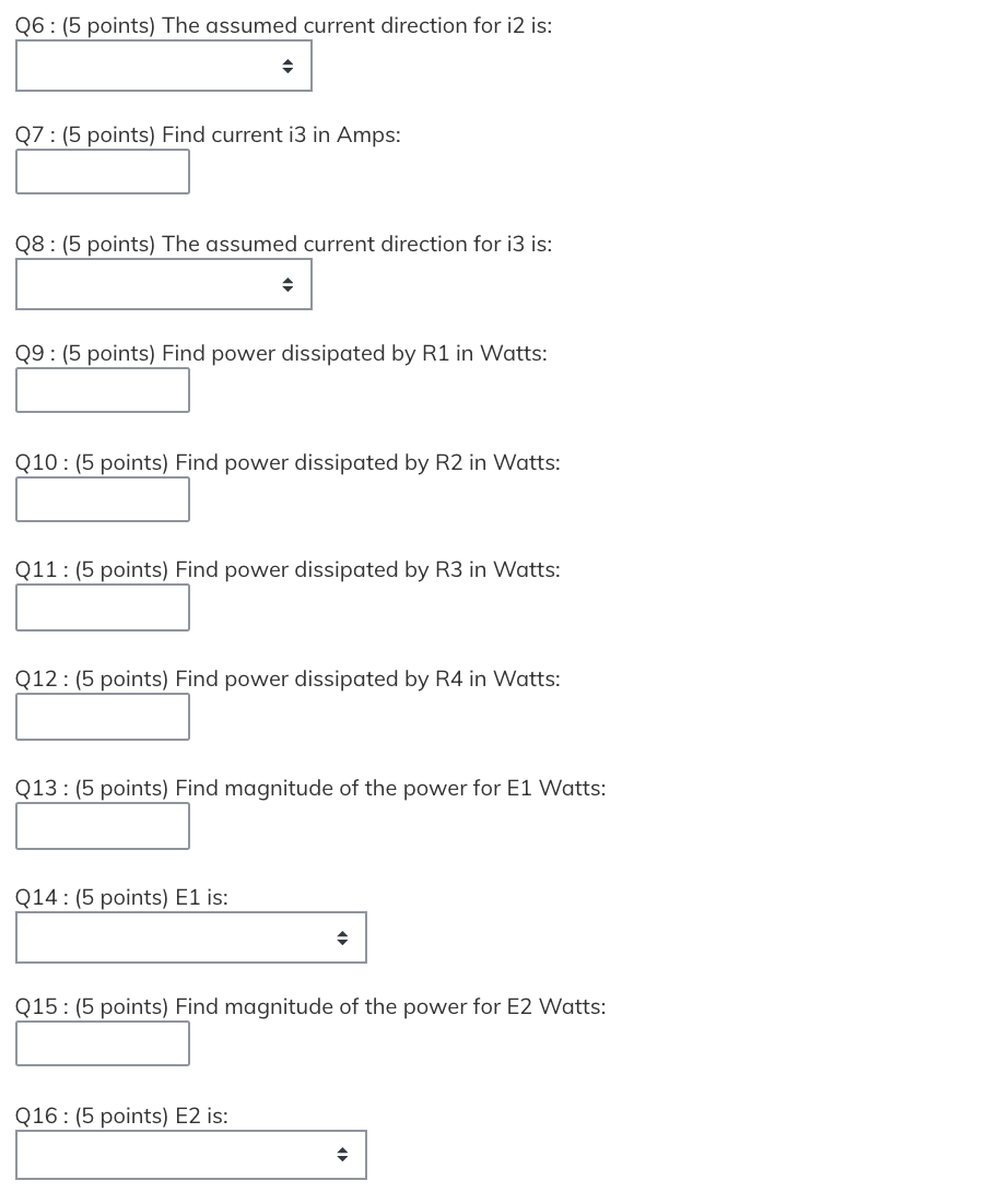 Solved Solve the circuit given using Kirchhoff's Laws. Use | Chegg.com