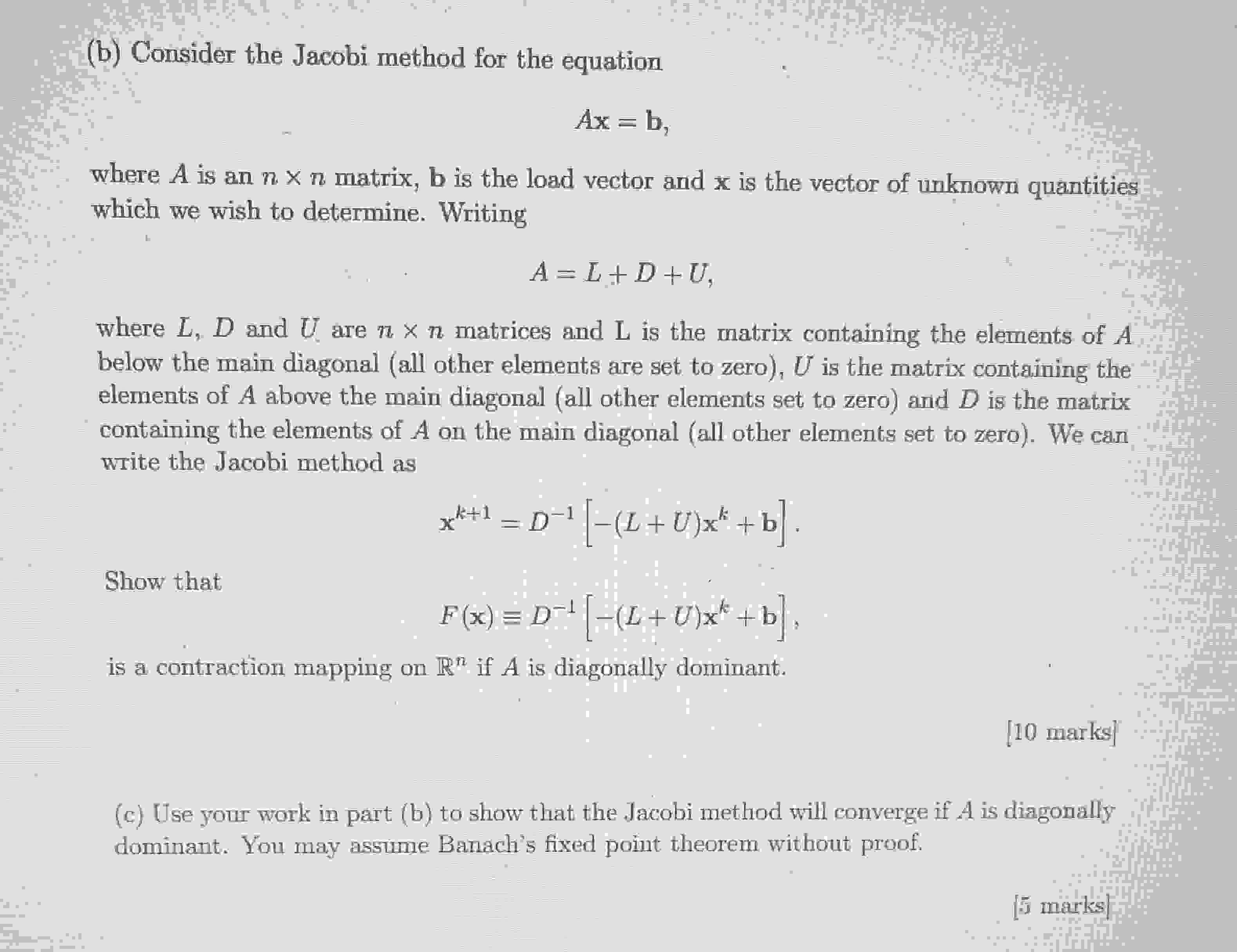 Solved (c) ﻿Use your work in part (b) ﻿to show that the | Chegg.com