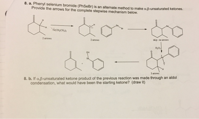 Solved Phenyl selenium bromide (PhSeBr) is an alternate | Chegg.com