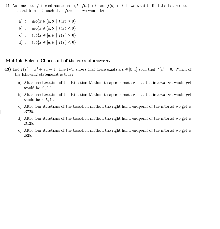 Solved 41 Assume that f is continuous on [a,b],f(a)