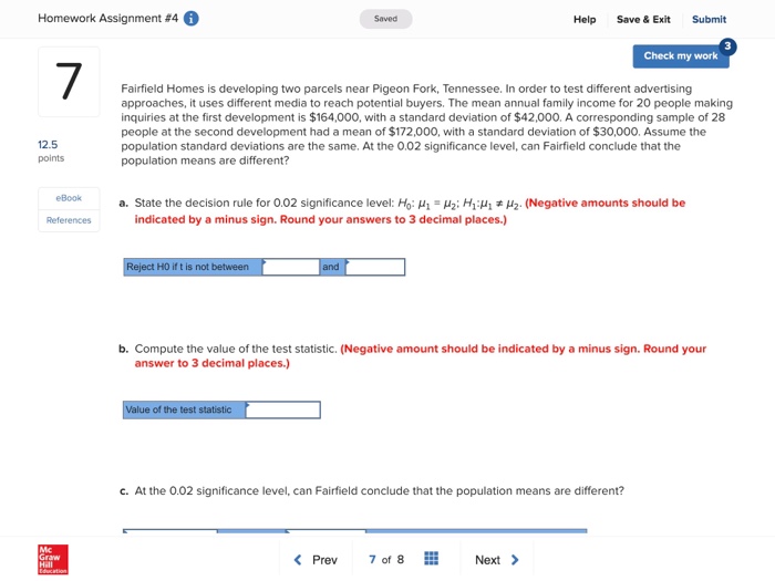 Solved Homework Assignment 4 Saved Help Save And Exit Submit