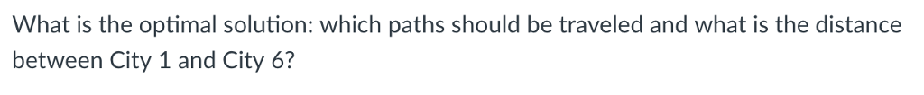 Solved Consider the following shortest-route problem | Chegg.com