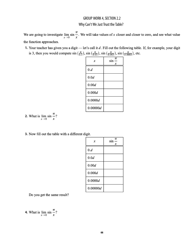 Solved Name: Math 140 Calculus 1 Trig Review 1. Fill in the | Chegg.com