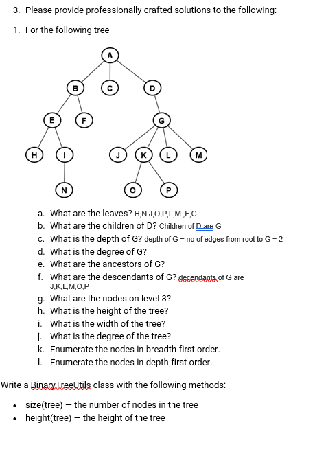 Solved 3. Please provide professionally crafted solutions to | Chegg.com