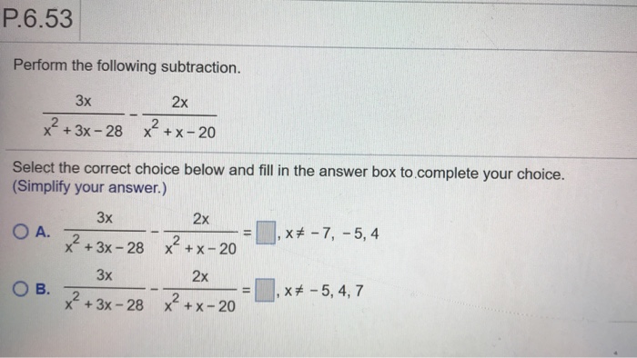 Solved P.6.29 Divide as indicated. 49+14x +49 6x-6 +6x-7 | Chegg.com