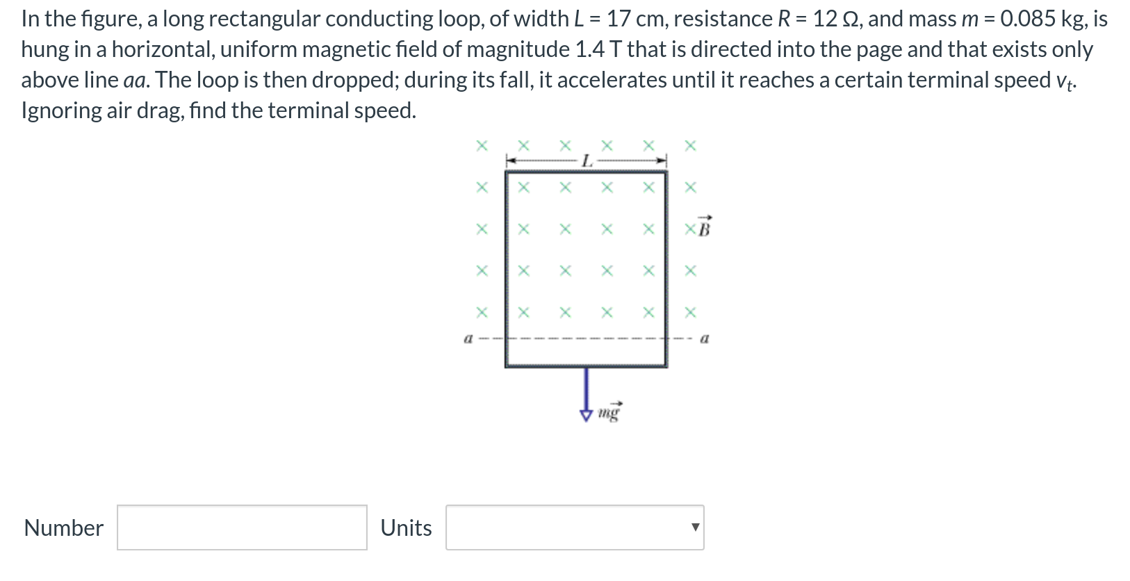 Solved In the figure, a long rectangular conducting loop, of | Chegg.com
