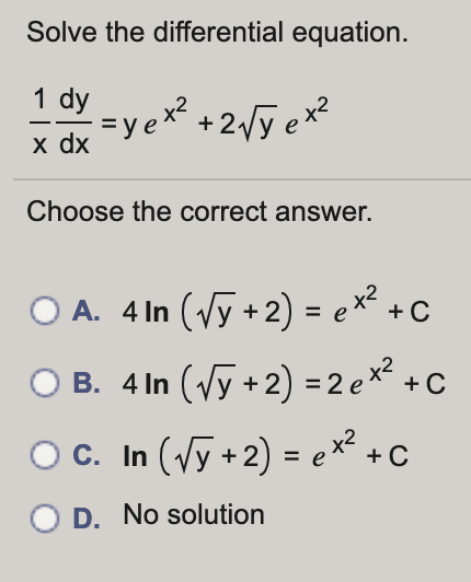 Solved sin 5x Check whether the function y is a solution of | Chegg.com