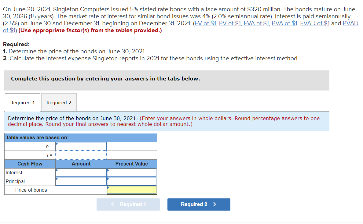 Solved On June 30,2021 , Singleton Computers issued 5% | Chegg.com