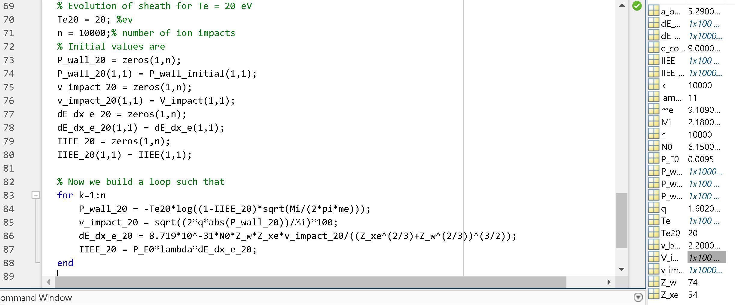 Solved I need help with coding in Matlab. I am basically | Chegg.com