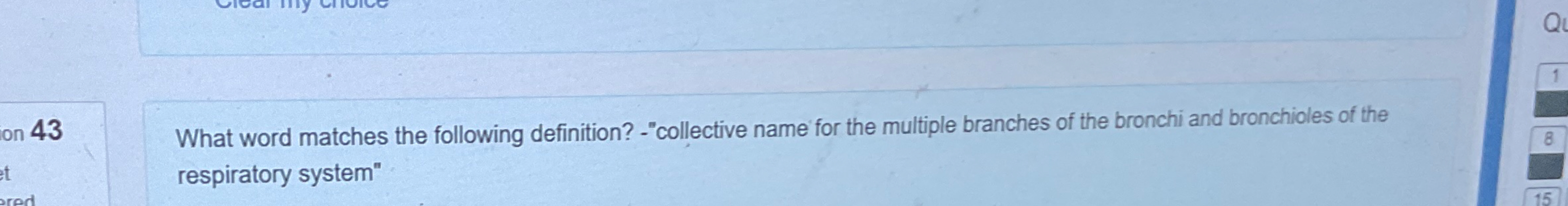 What word matches the following definition? | Chegg.com