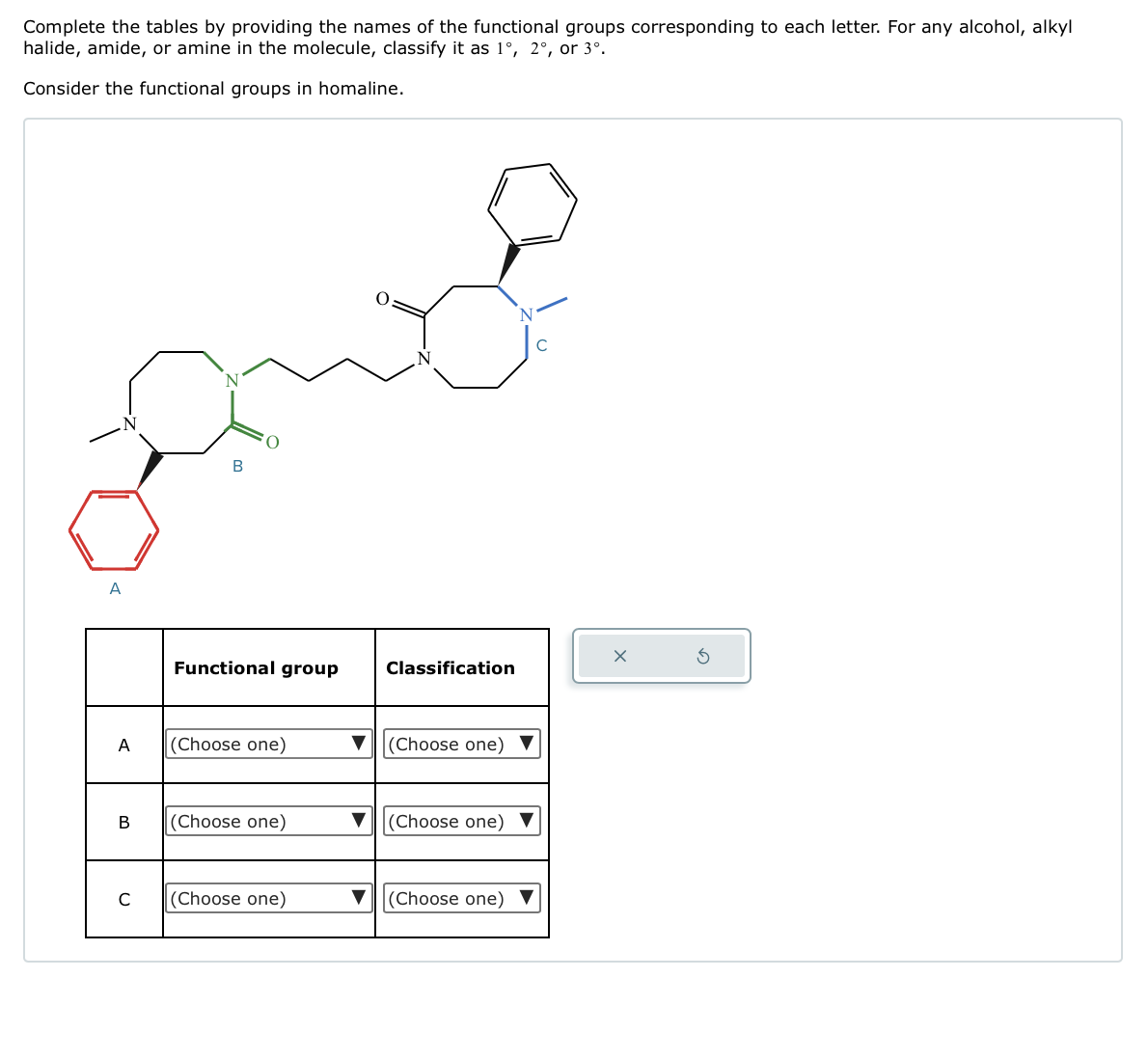 Solved Complete the tables by providing the names of the | Chegg.com