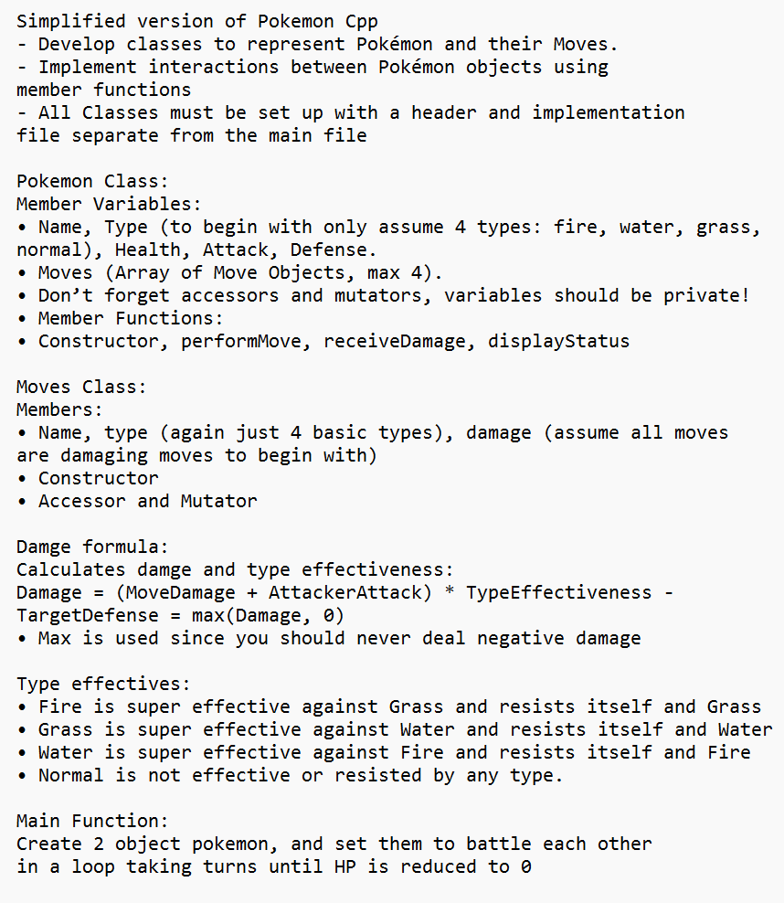 Solved NO POINTERS OR NULLPTRNO POINTERS OR | Chegg.com