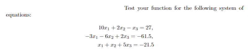 Solved Consider the algebraic linear equation Ax=b. Write a | Chegg.com
