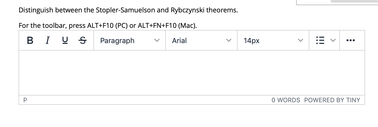 Solved Distinguish between the Stopler-Samuelson and | Chegg.com