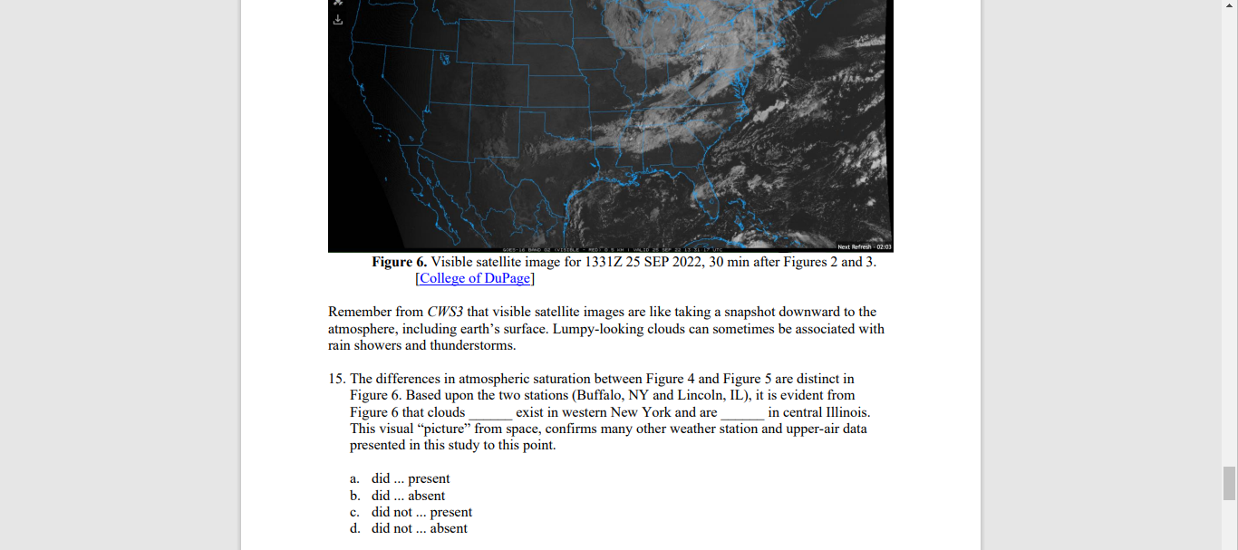 Solved AMS Weather Studies CWS 6 - 2 - FL22 rigure 1. | Chegg.com