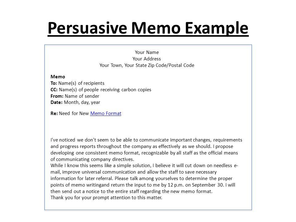 Solved I Need A Persuasive Memo On Convincing The Professor Chegg