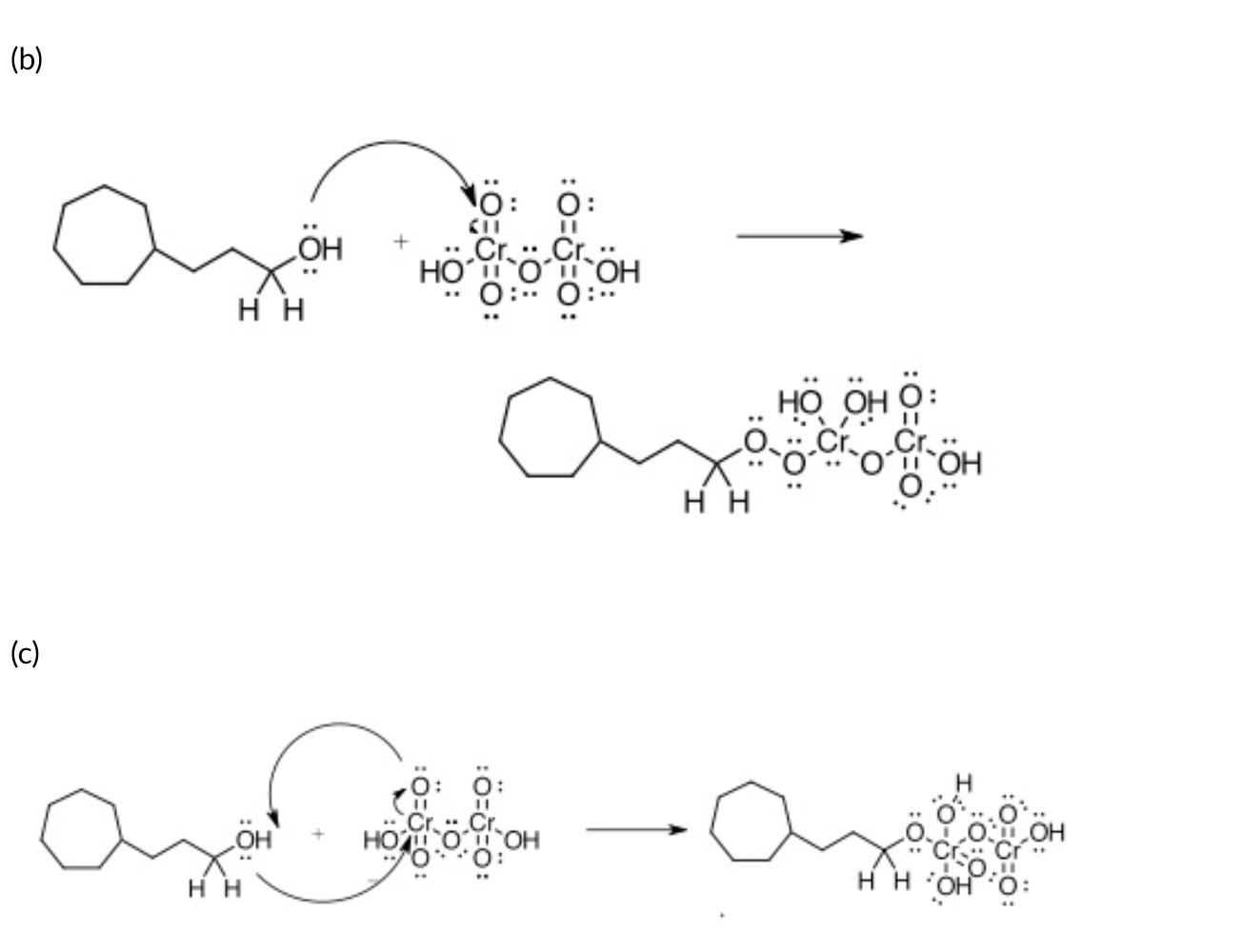 Solved Step 1 Protonation of dichromate in acidic medium | Chegg.com