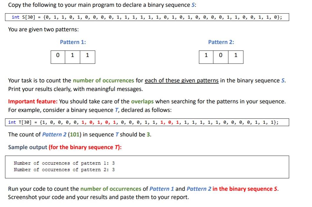 Solved Copy the following to your main program to declare a | Chegg.com