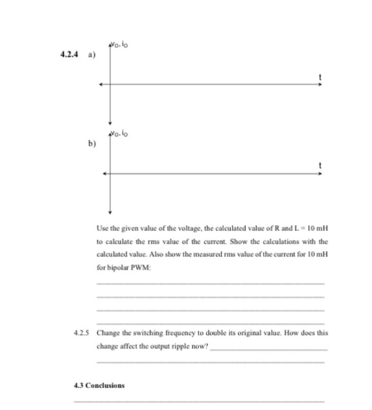 Solved Use the given value of the voltage, the calculated | Chegg.com