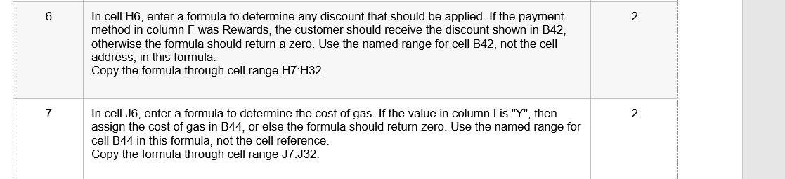 Solved In cell H6, enter a formula to determine any discount | Chegg.com