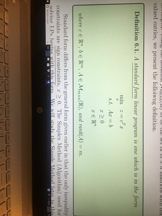 Solved Convert the following linear programs into standard | Chegg.com