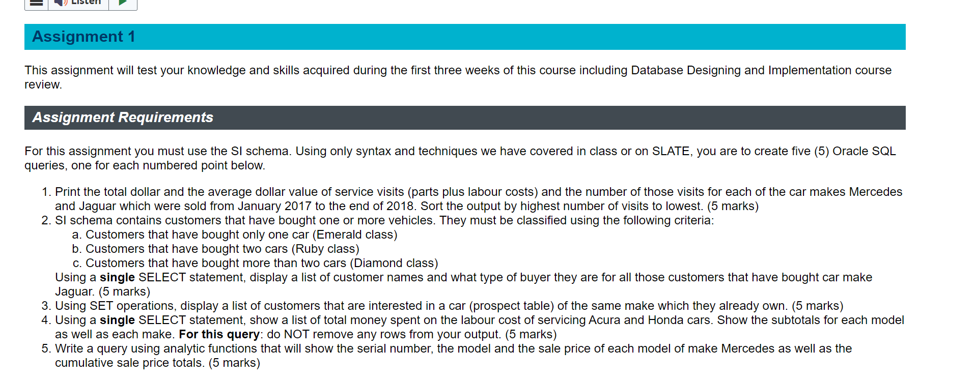 Solved Assignment 1 This assignment will test your knowledge | Chegg.com