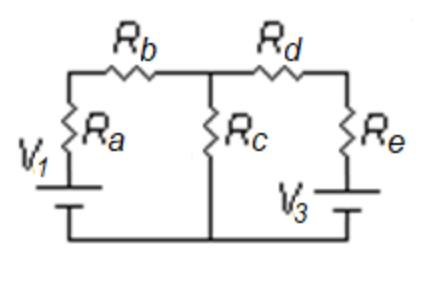 Solved For the multi-loop circuit shown below has given the | Chegg.com