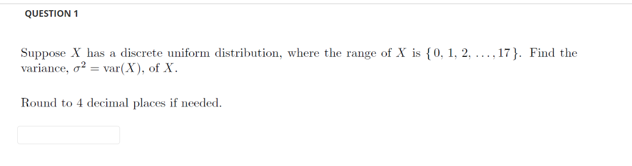 Solved suppose x has a discrete random variable where the | Chegg.com
