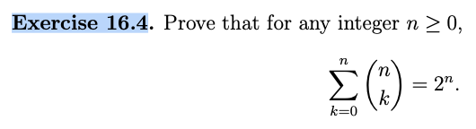 Solved Exercise 16.4. Prove that for any integer n > 0, η n | Chegg.com