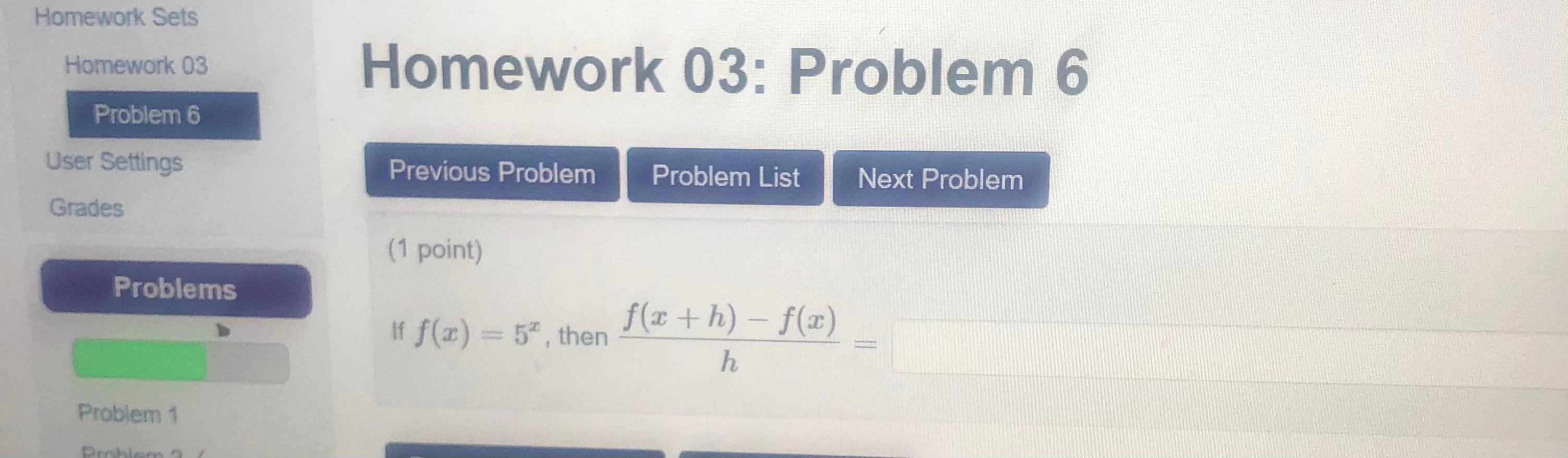 Solved Homework Sets Homework 03 Homework 03: Problem 6 | Chegg.com