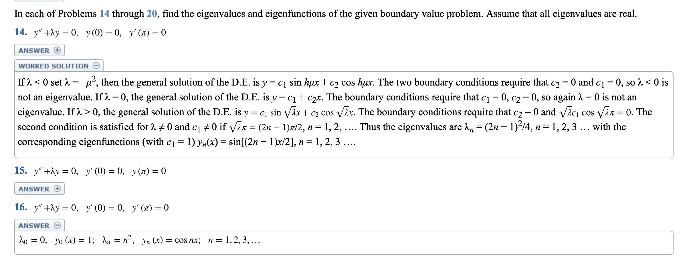 Solved In Each Of Problems 14 Through 20 Find The 
