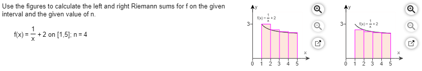 Solved Use the figures to calculate the left and right | Chegg.com
