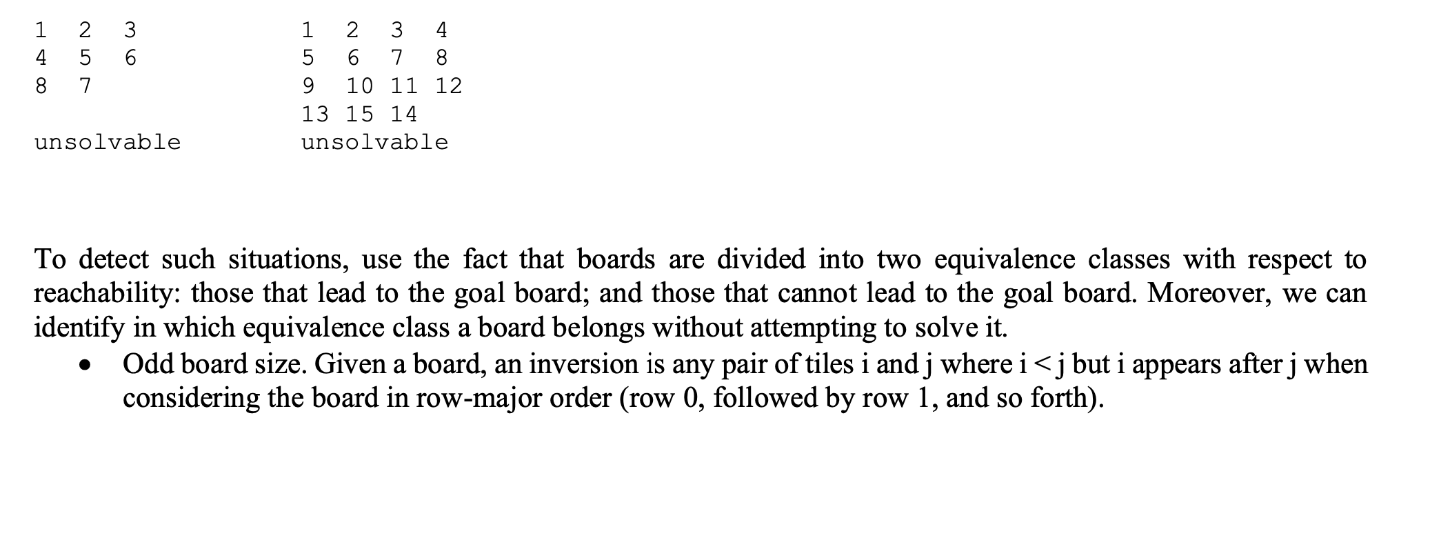 The Problem. Write a program to solve the 8-puzzle | Chegg.com