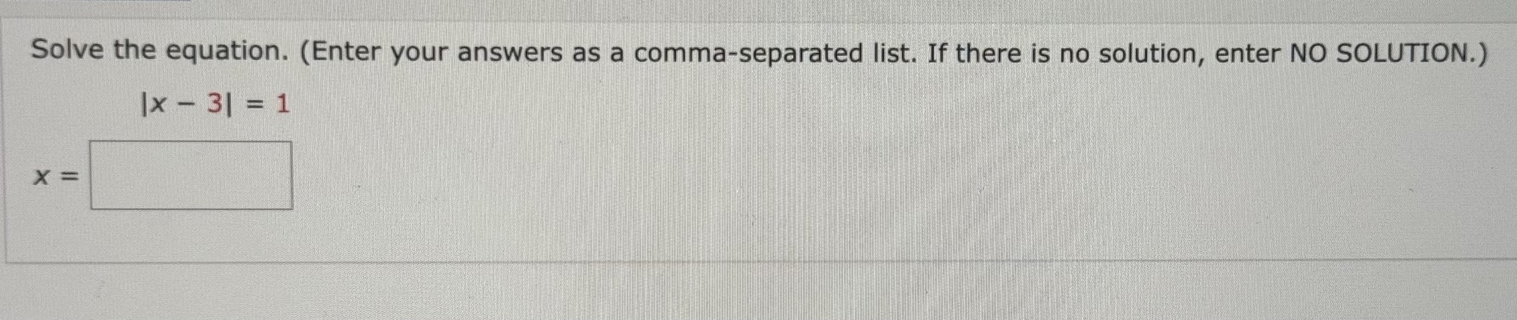 Solved Solve the equation. (Enter your answers as a | Chegg.com