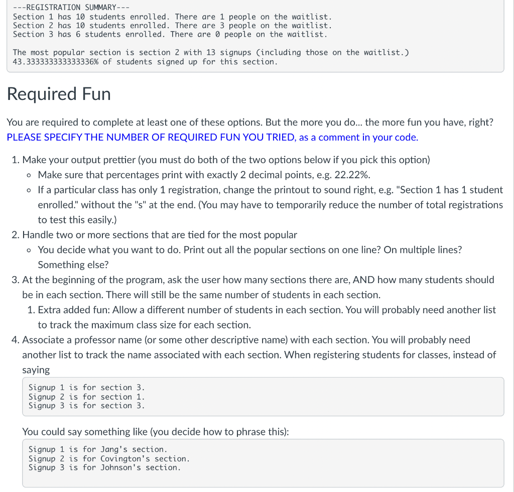Solved Instructions Write a program that manages | Chegg.com
