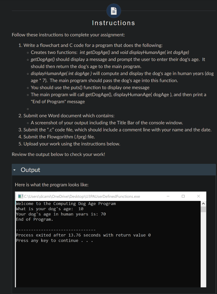 Solved Instructions Follow these instructions to complete | Chegg.com