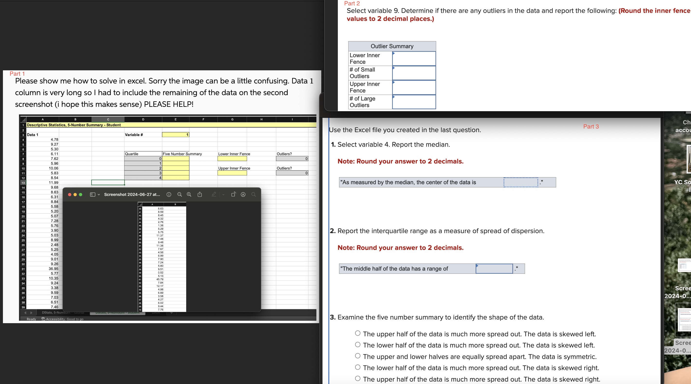 Solved Please show me how to solve in excel. Sorry the image | Chegg.com